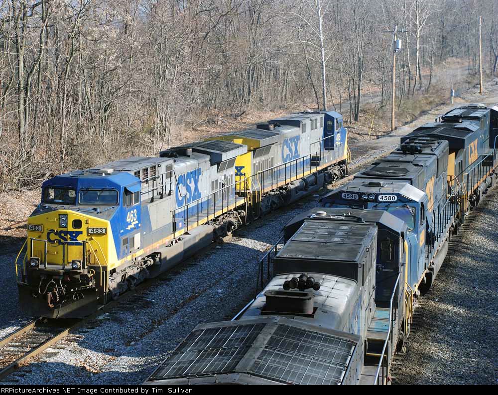 CSX 463 from the Mexico bridge
